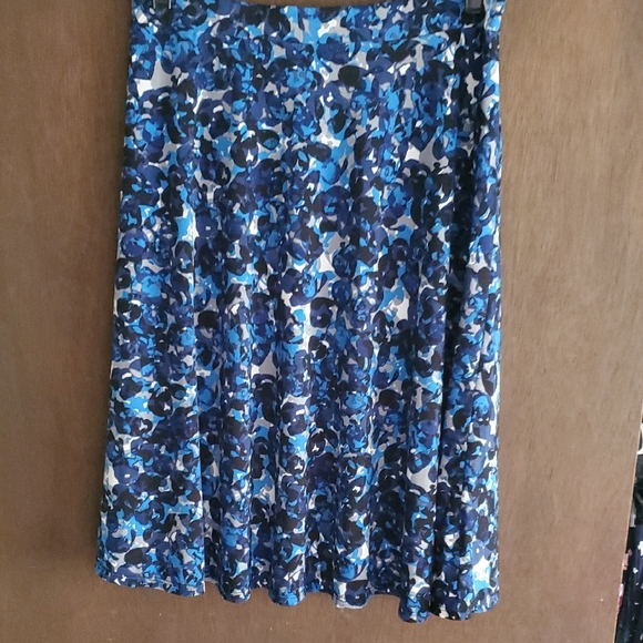 George | Skirts | George Blue Aline Pleated Skirt Kneelength | Poshmark